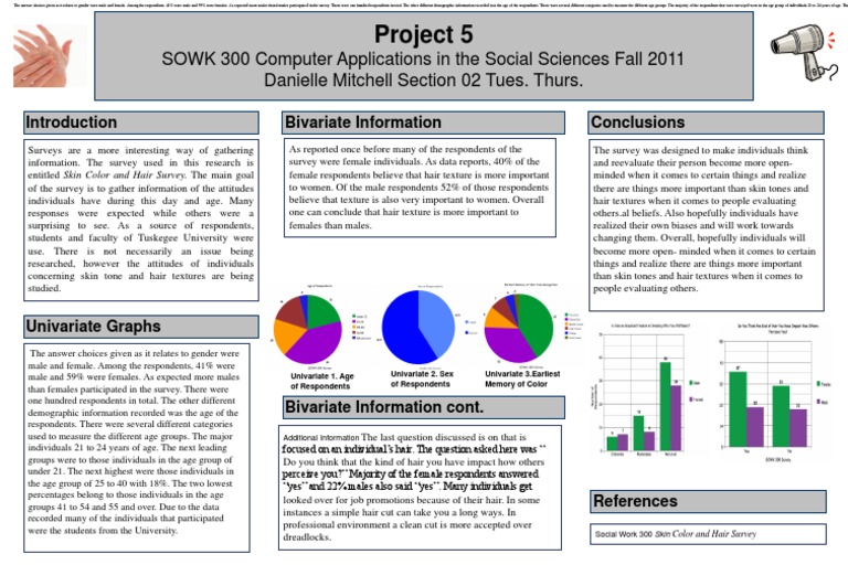 Poster 2 | PDF | Survey Methodology | Hair