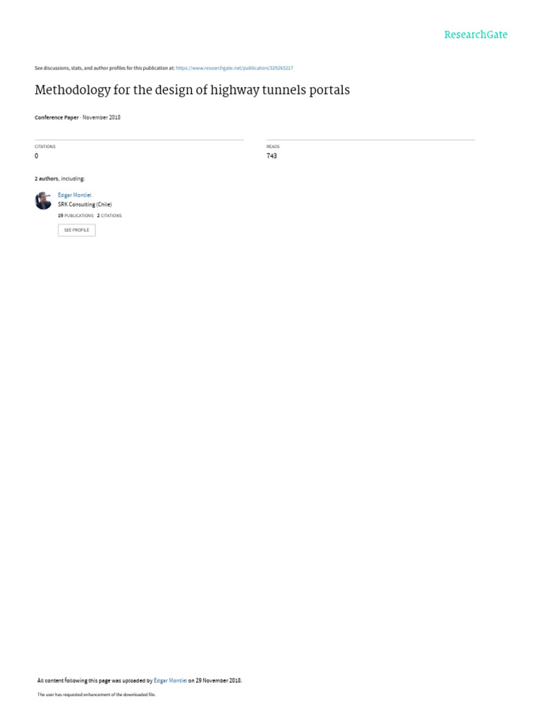 Portales | PDF | Túnel | Ingeniería