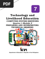 Tle - Ict - CSS: Quarter 2 - Module 2: Preparing and Interpreting Technical Drawing (Pitd) | PDF ...