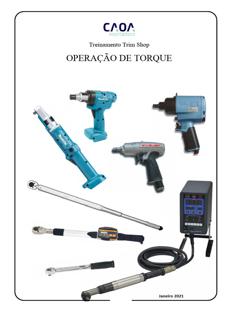 _Apostila_Operações de torque (Integração)_2021 | PDF | Parafuso | Torque