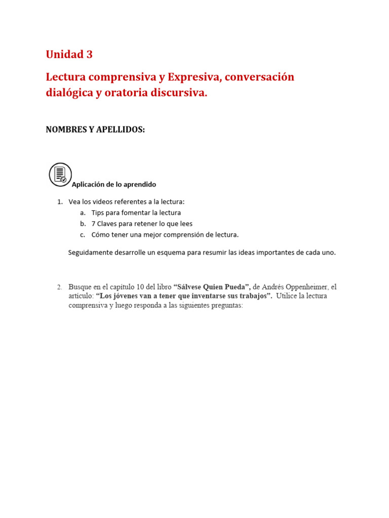 Tarea 3 -2022 U3 PENDIENTE | PDF