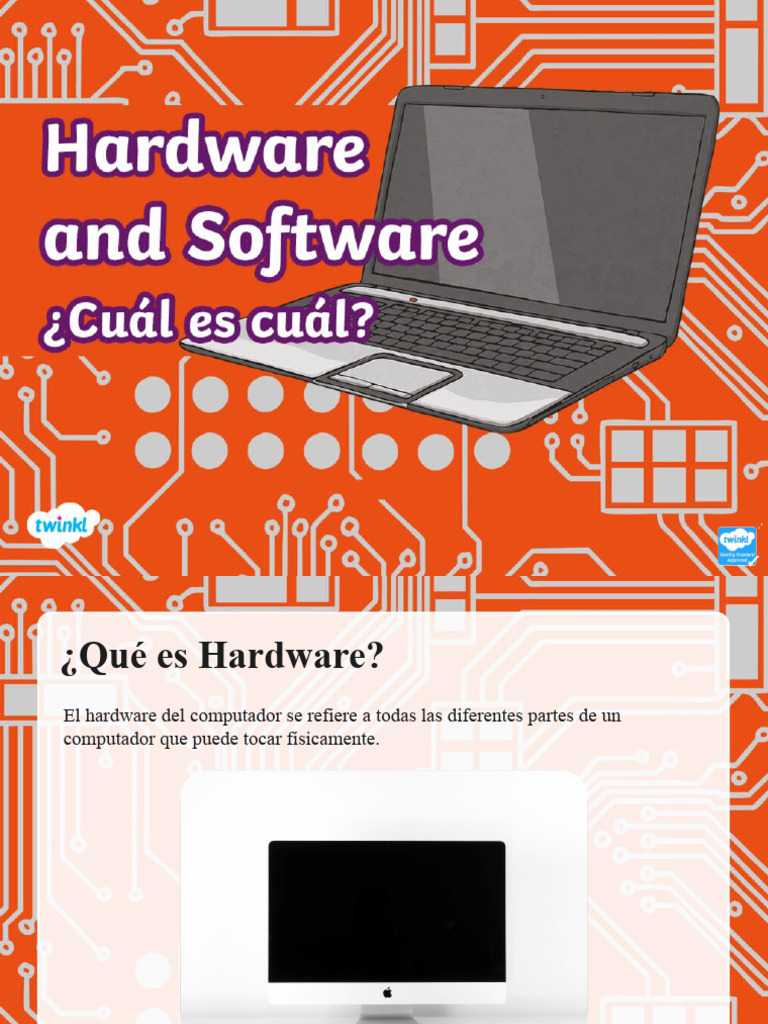 Powerpoint Hardware y Software | PDF | Hardware de la computadora | Software