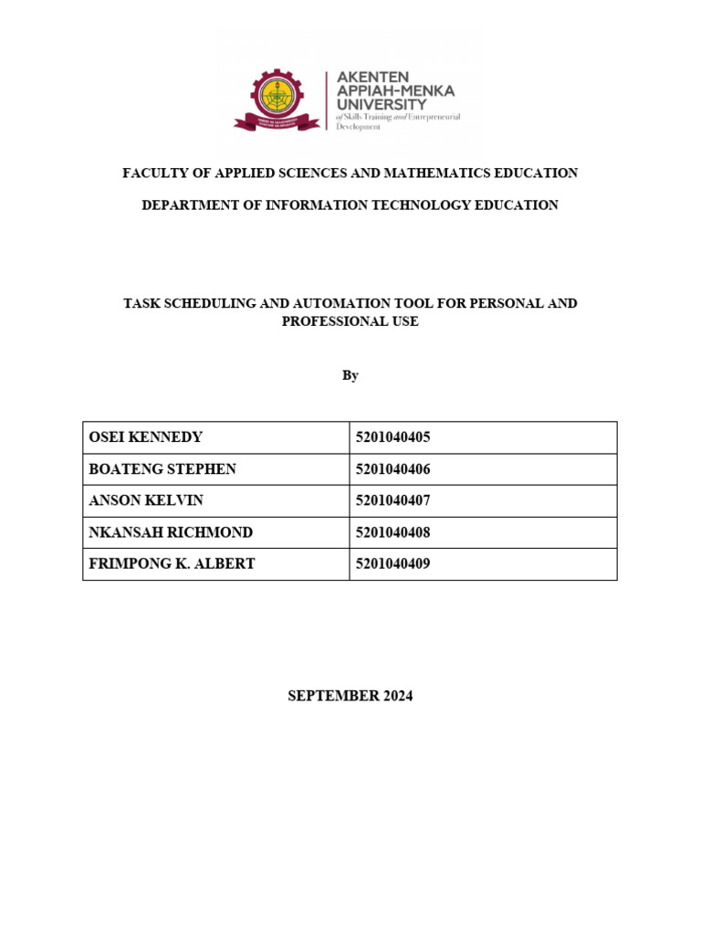 Project Documentation Task Scheduling Pdf Web Development Computing