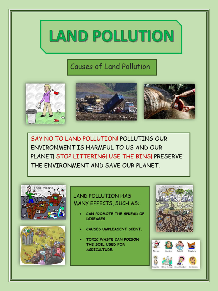 Stop Land Pollution Now! | PDF