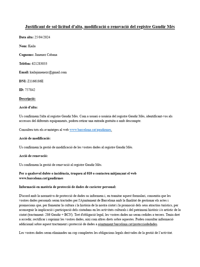 Gaudir + | PDF