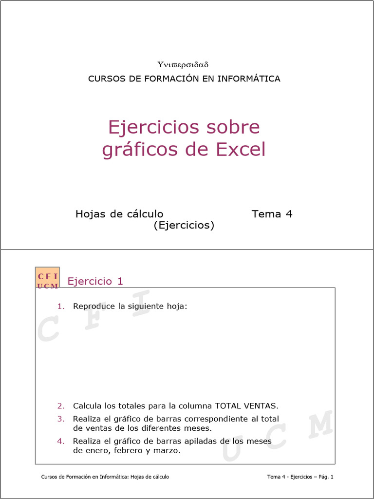 EJERCICIOS DE EXCEL | PDF | Hoja de cálculo | Margen bruto
