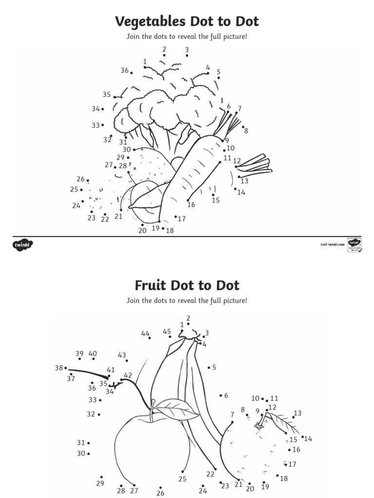 T TP 2684169 Food Dot To Dot Activity Sheets Ver 3 | Download Free PDF ...