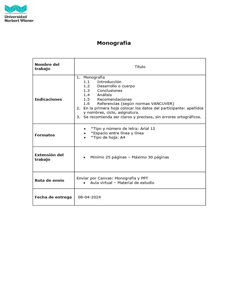Esquema Monografia 2024 - 2037515645 | PDF