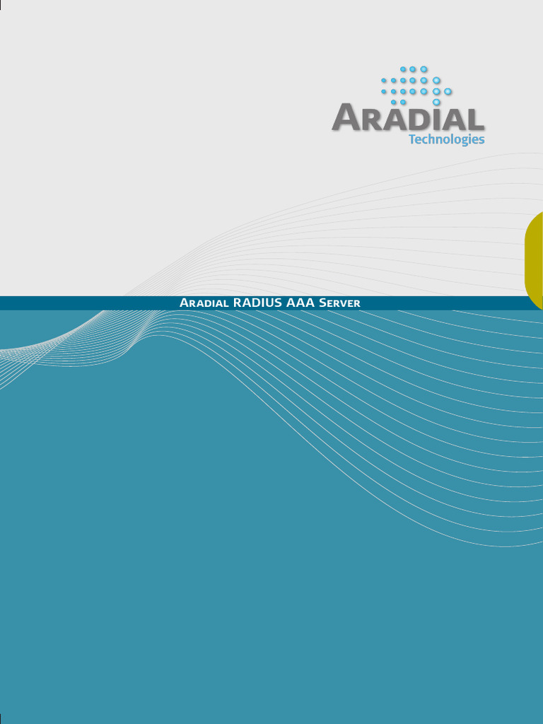 Aradial RADIUS and AAA Brochure | PDF | Radius | Networking