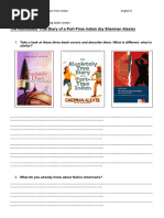 The Absolutely True Diary of A Part-Time Indian | PDF | Copyright ...