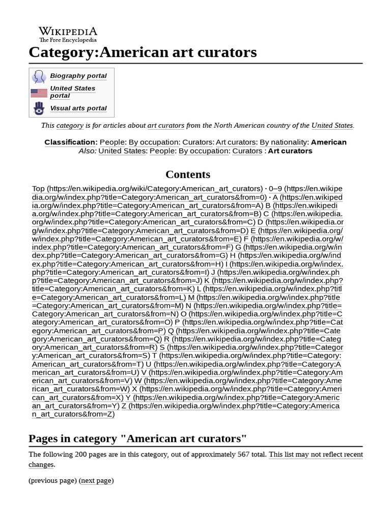Category American Art Curators | PDF | The Arts | Museum