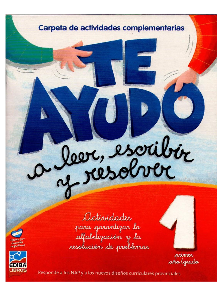 Te Ayudo A Leer, Escribir y Resolver 1 | PDF