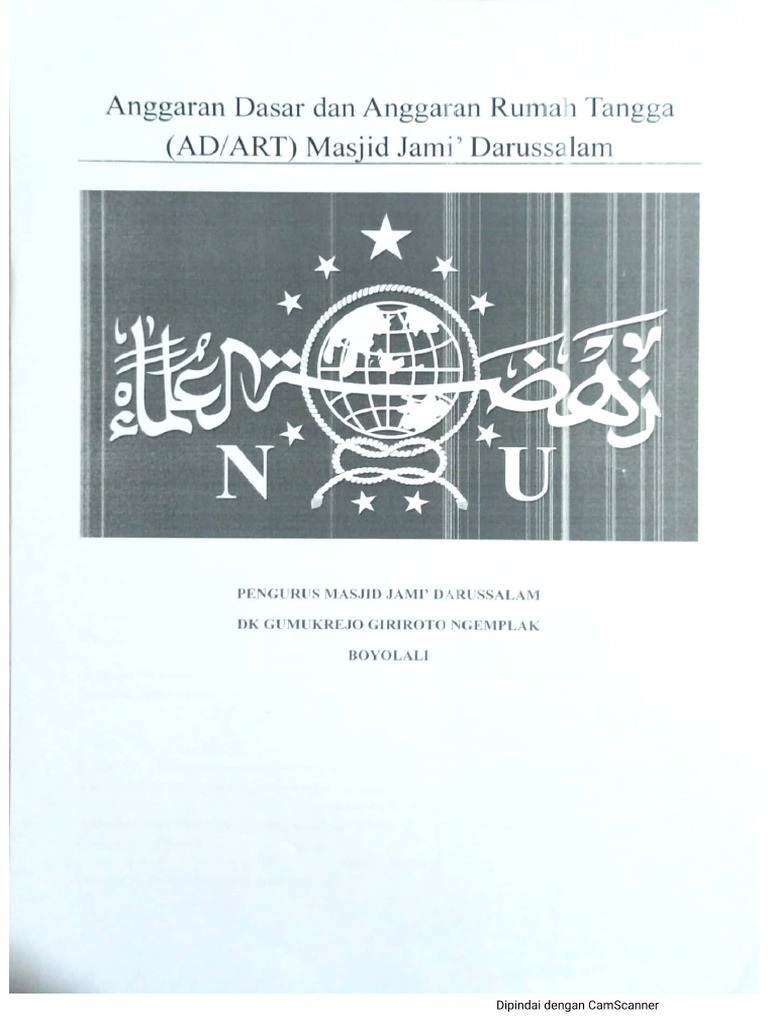 Adart Masjid Jami Darusalam | PDF