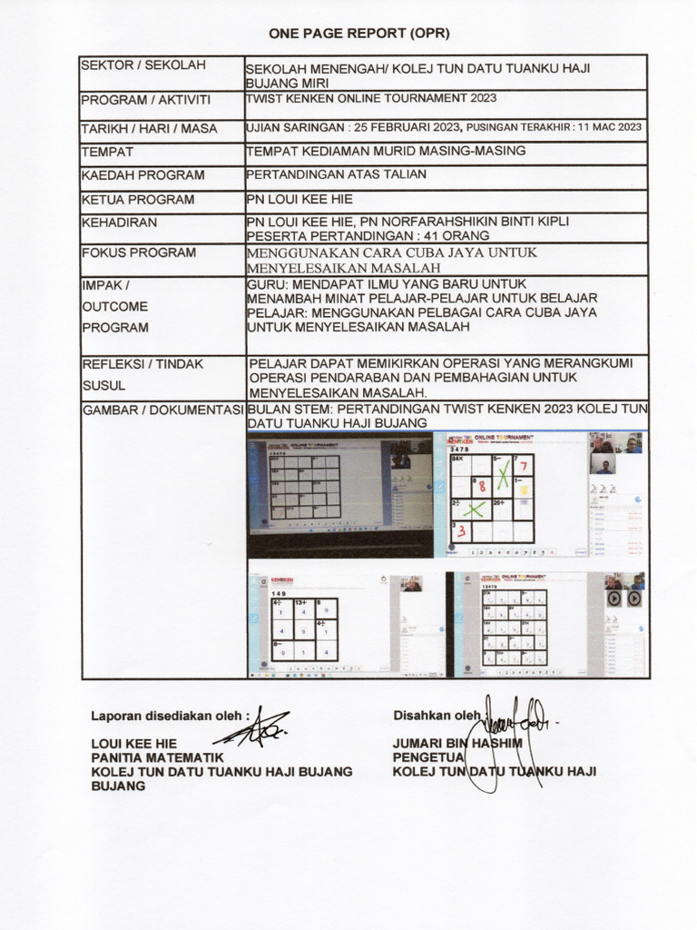 Opr Matematik Pdf
