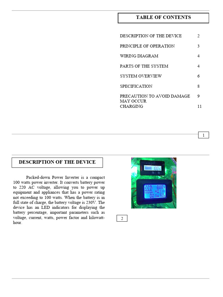 MAnual INVERTER | Download Free PDF | Power Inverter | Rechargeable Battery