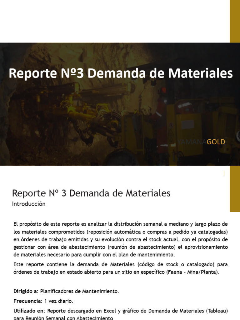 Reporte 3 Demanda de Materiales Global REV1 | PDF | Informática | Software