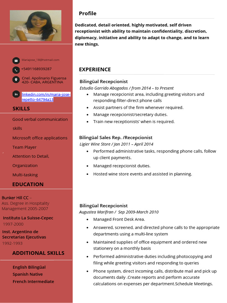 MJR English Resume 2021 | PDF