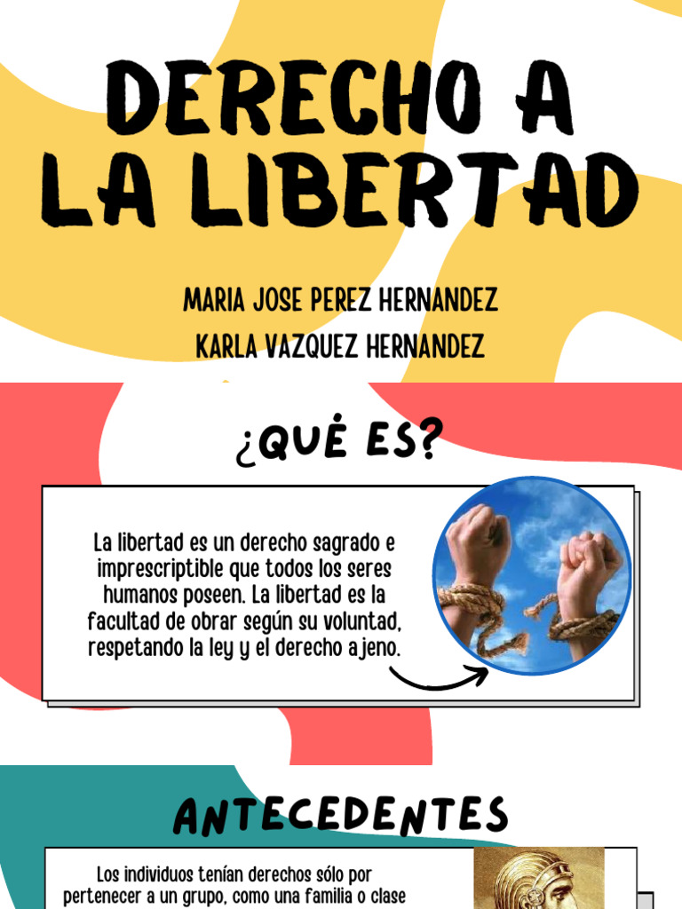 Derecho A La Libertad | PDF