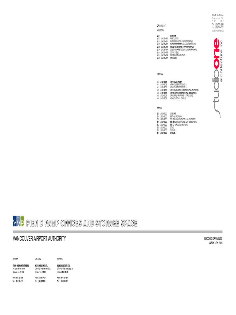 22033-Record Drawings-Dwg-Arch Removed | PDF | Drywall | Wall