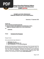 Contoh Kesimpulan Penggugat Perkara Perdata Sengketa Tanah | PDF