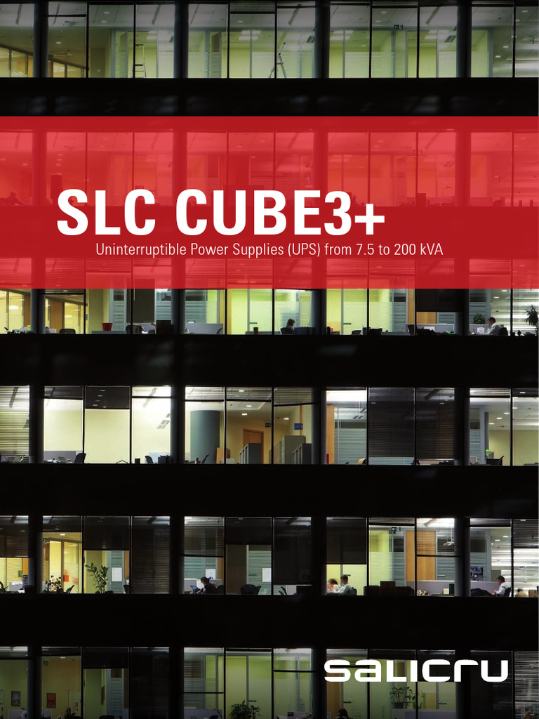 Salicru SLC CUBE3+ Catalog | PDF | Power Supply | Electrical Engineering