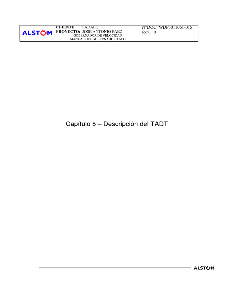 Descripción Del Tadt | PDF | Sensor | Poco