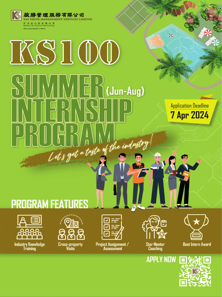 (For Sharing) Kai Shing - KS100 Summer Internship Program | PDF