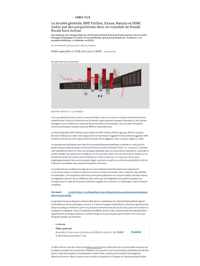 La Société Générale, BNP Paribas, Exane, Natixis Et HSBC - Natixis Et HSBC Visées Par Des ...