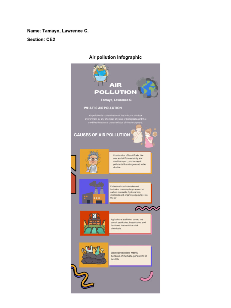 Air Pollution Infographic for Twitter | PDF