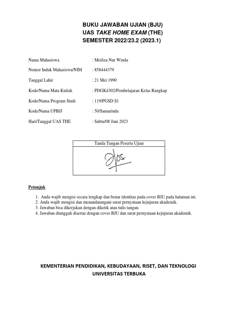 Bju - PKR - Meiliza Nur Winda - 858444379 | PDF