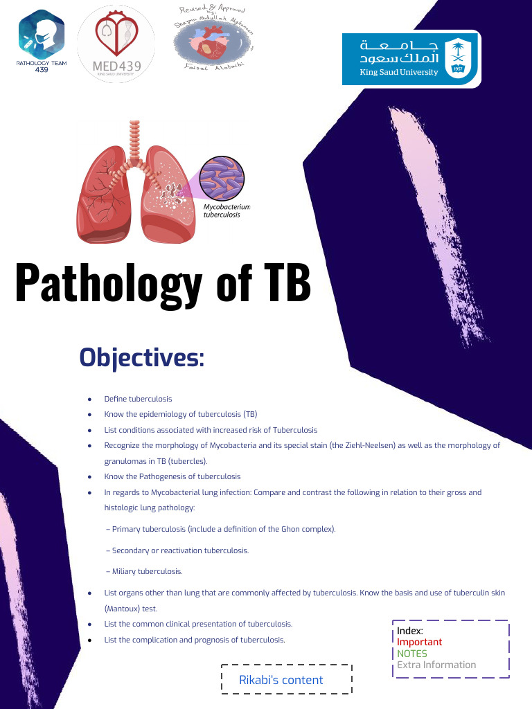 5-Pathology of TB | PDF | Tuberculosis | Macrophage