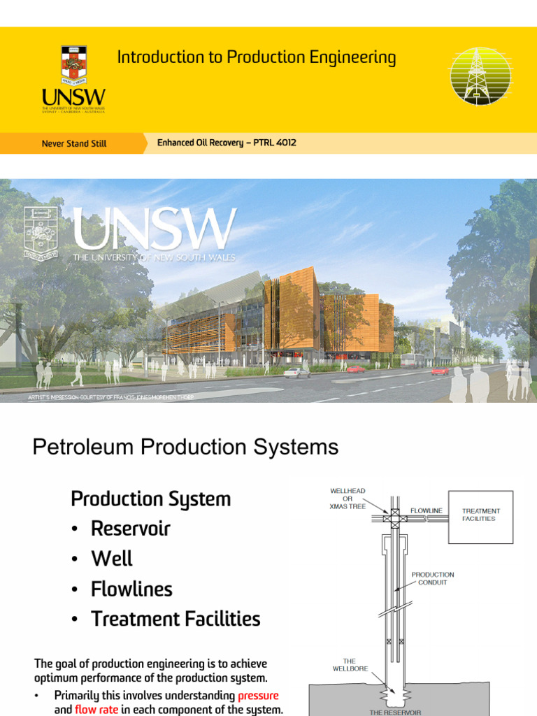 W1.1 The Production System | PDF | Petroleum Reservoir | Fluid Dynamics