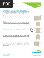Colorbond Steel Fence Installation Guide | PDF | Materials