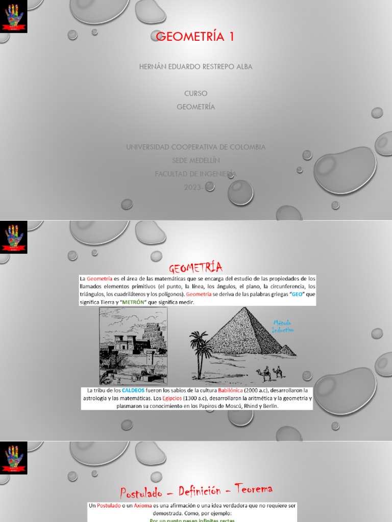 Geometria Basica 1 2023 | PDF