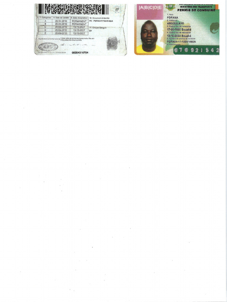 Permis de Conduire | PDF