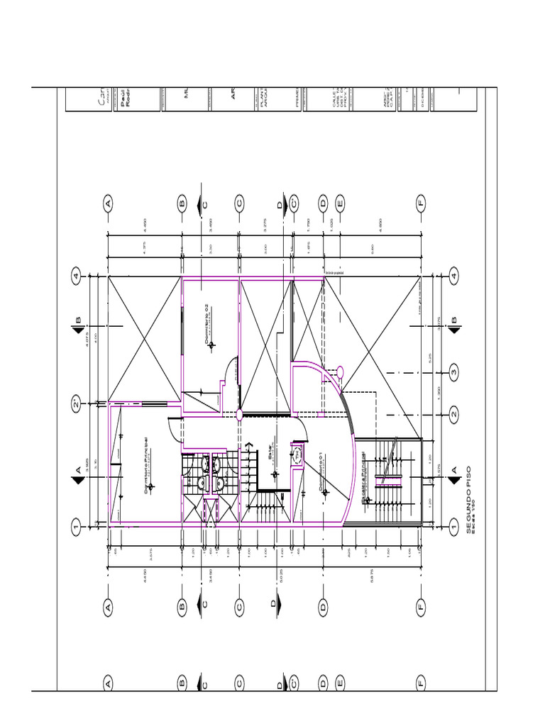Plano Arquitectónico Multifamiliar | PDF