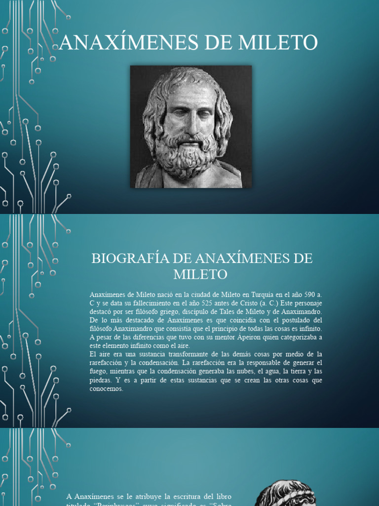 Anaxímenes de Mileto | PDF