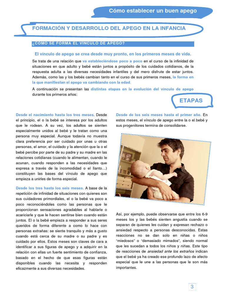 Cuidadores - Apego-3-14 | PDF | Teoría de apego | Amor