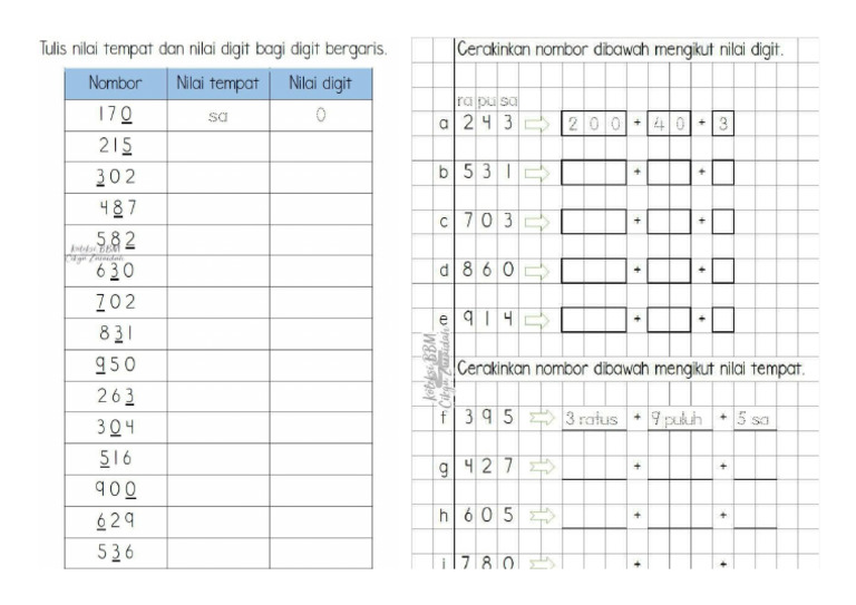Cerakin Nombor | PDF