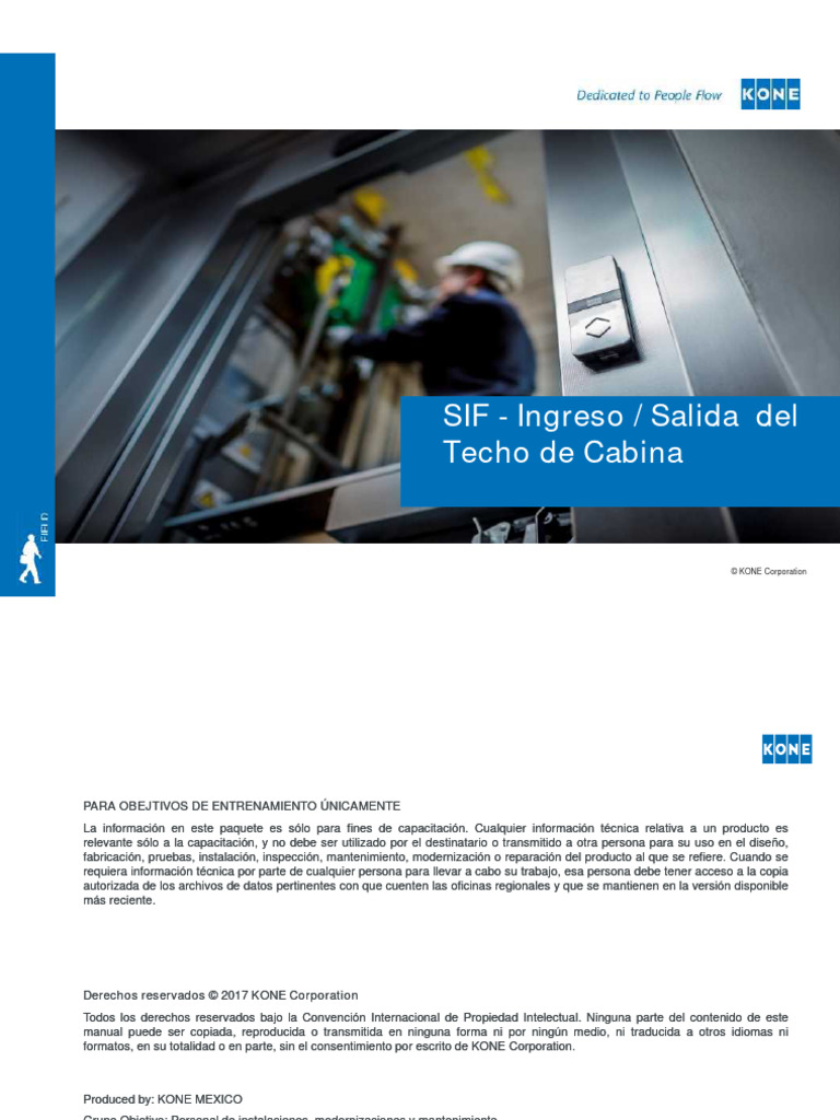 Entrenamiento SIF - Ingreso y Salida Del Techo de Cabina | PDF | Hogar ...