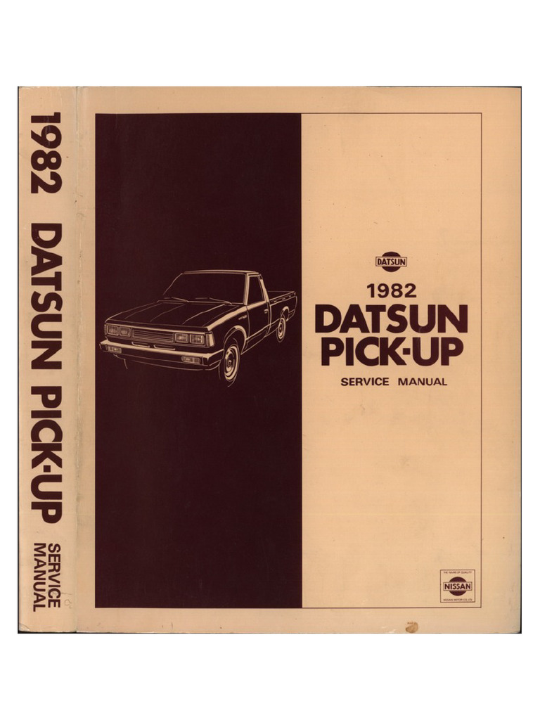 Manual de Mecánica Datsun 720 | PDF