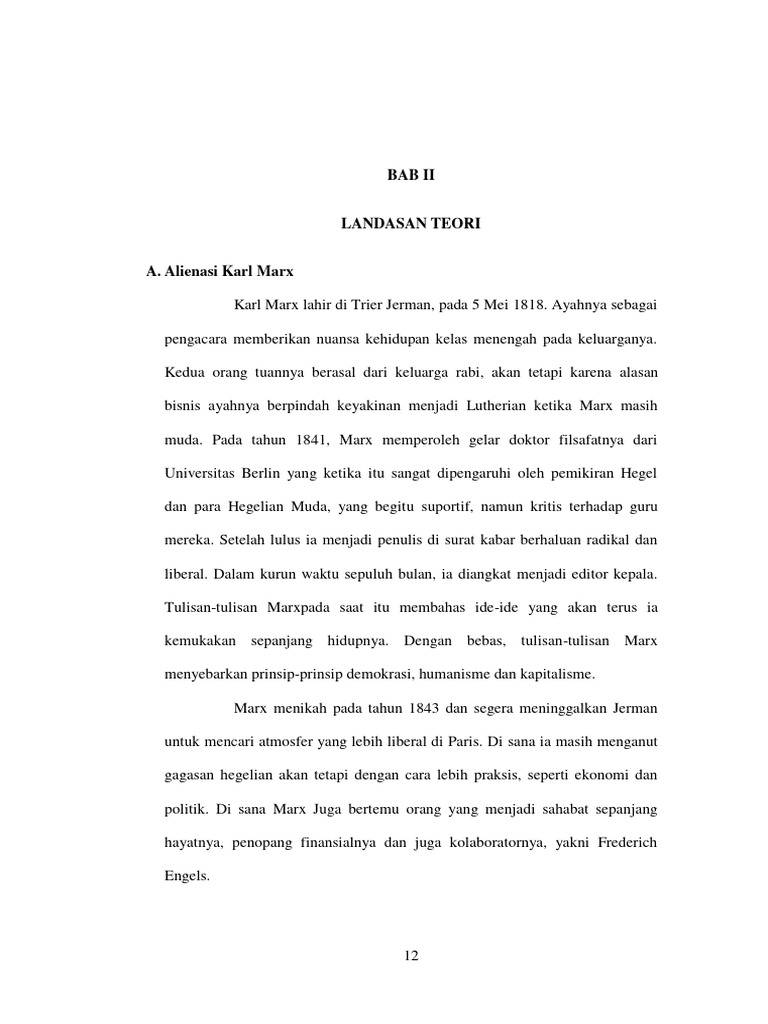 Alienasi Karl Marx | PDF