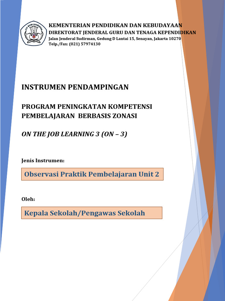 On3-Lembar - Observasi - Praktik - Pembelajaran - Unit-2 Deni | PDF