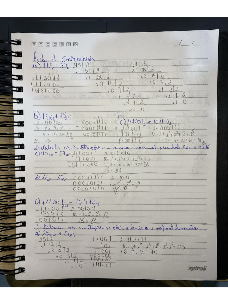Lista 2 Exercícios | PDF