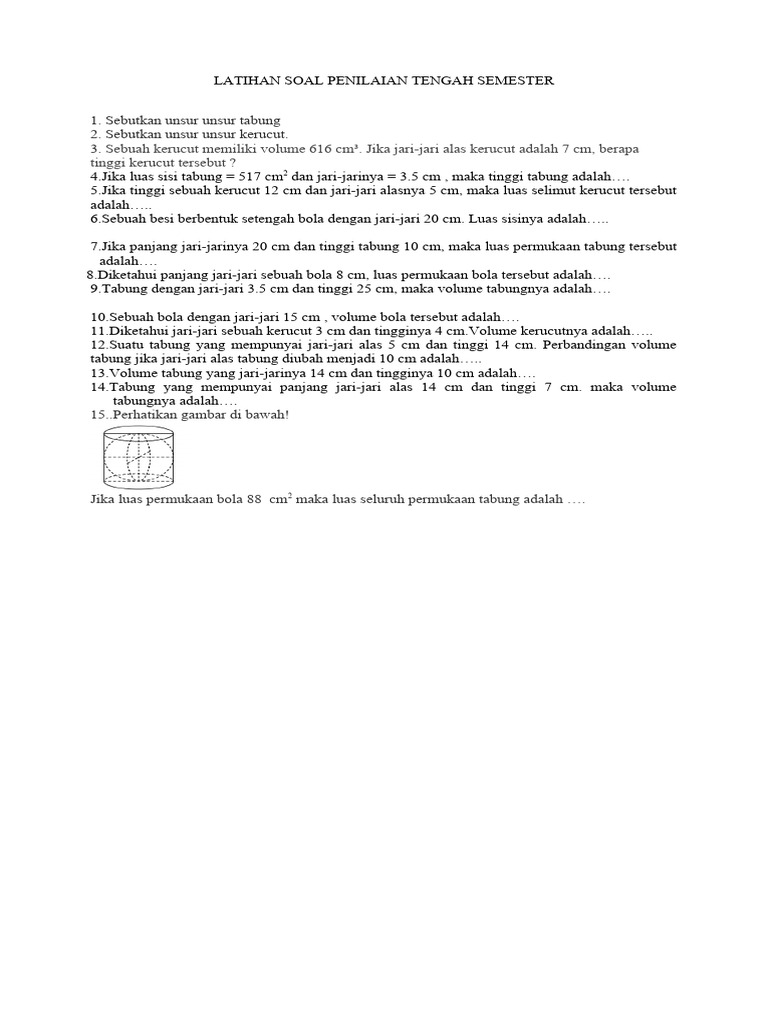 Latihan PTS 2 Mat.9 2024 | PDF | Olahraga & Rekreasi | Kajian Bahasa Asing