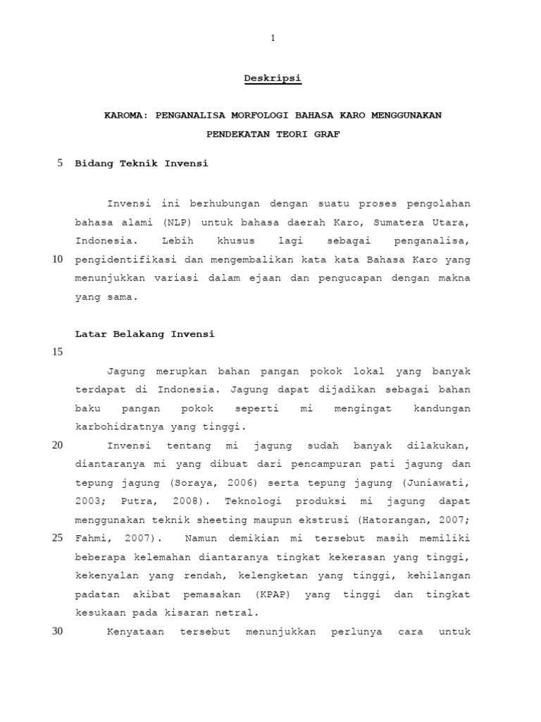 Contoh Paten Proses 065336e3 | PDF