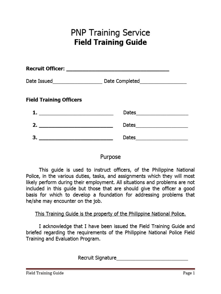 Recruit Skills Mastery Checklist | PDF | Police | Law Enforcement