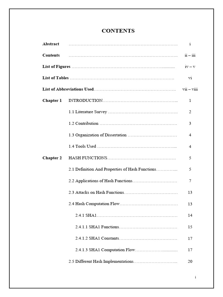 6.sample Toc, Lof, Lot | Download Free PDF | Field Programmable Gate Array | Hardware ...