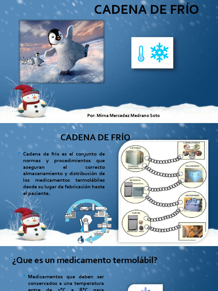 Cadena de Frío | PDF | Medicamentos con receta | Refrigerador