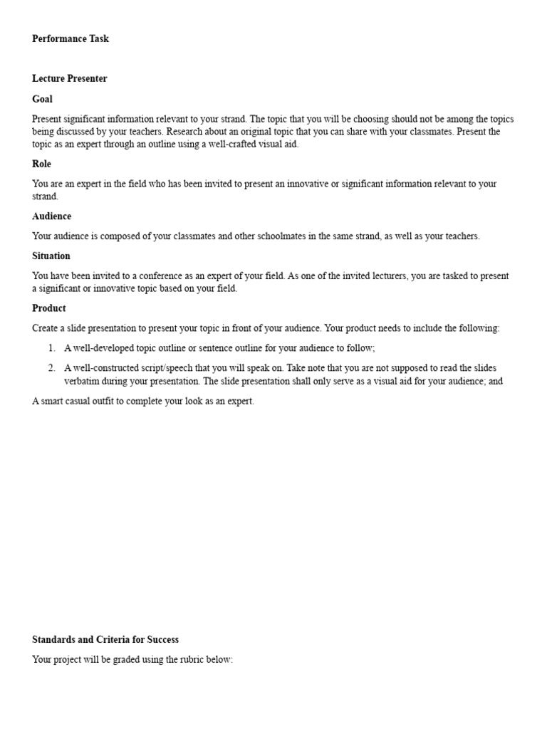 Performance Task 2 | Download Free PDF | Linguistics | Human Communication